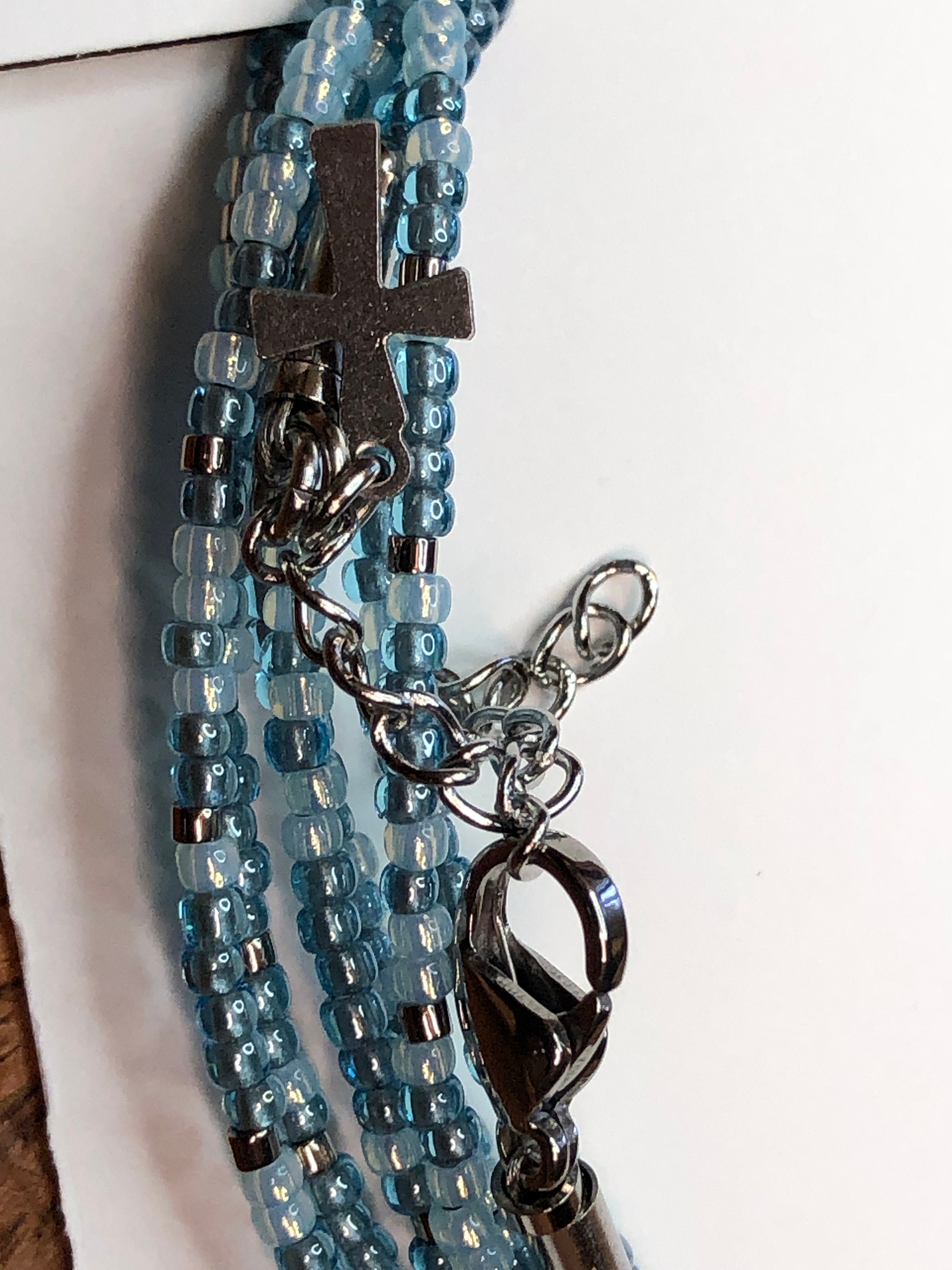 The Lords Prayer Morse Code Multi-wrap Bracelet Handmade - Etsy