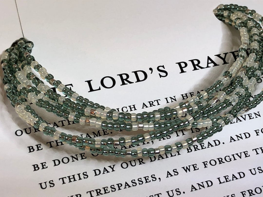 The Lords Prayer Morse Code Multi-wrap Bracelet/necklace - Etsy