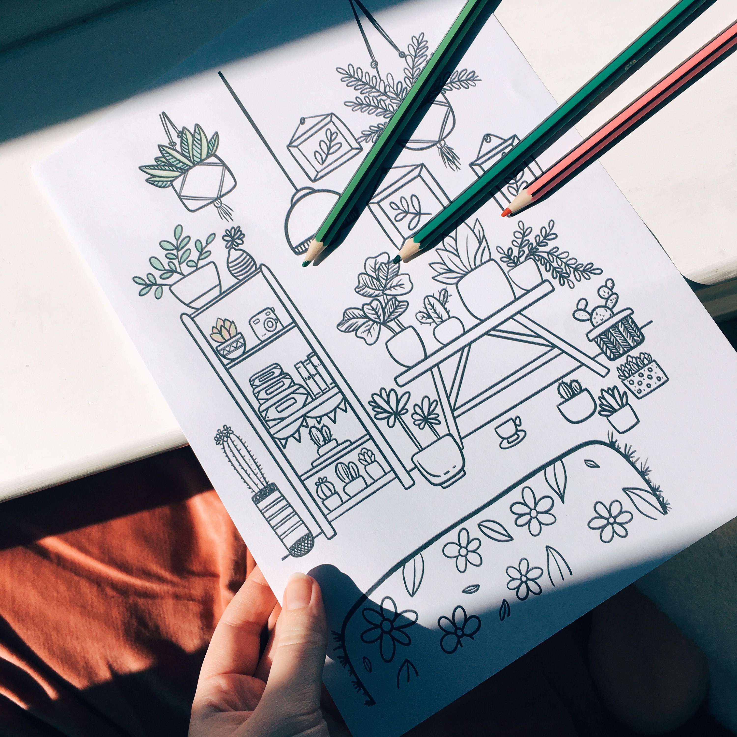 Home Colouring Sheet // Printable // Digital Illustration - Etsy UK
