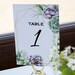 Succulent Wedding Printable Table Card Table Number Sign - Etsy