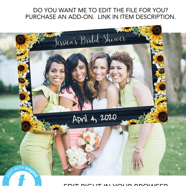 Sunflower Photo Prop - Etsy