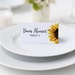Sunflower Wedding Printable Table Card Table Number Sign - Etsy