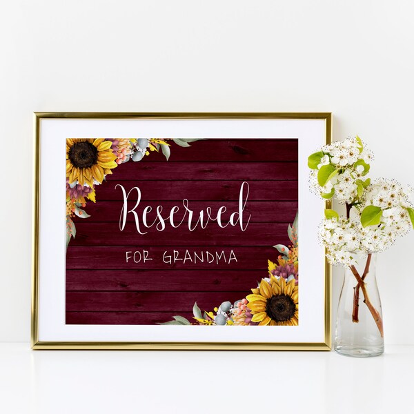 Sunflower Wedding Sign - Etsy