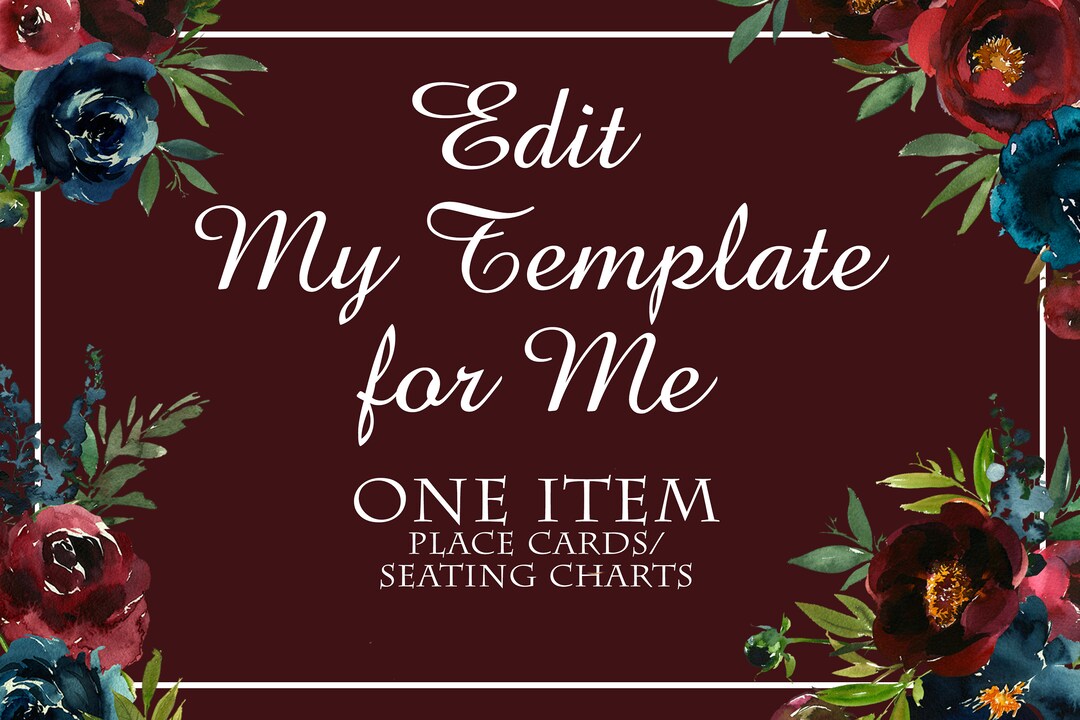 Edit My Template Edit for Me Add on Edit My Invitation Edit My ...