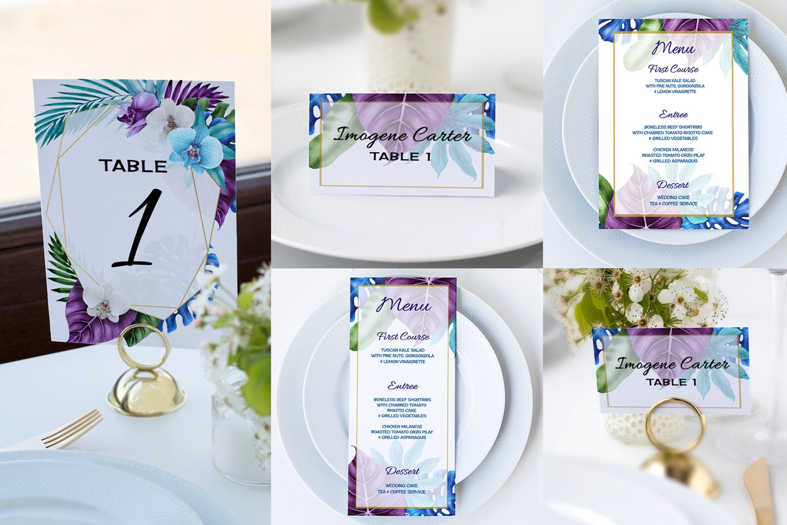 Tropical Wedding Seating Chart Printable Tropical Seating | Etsy