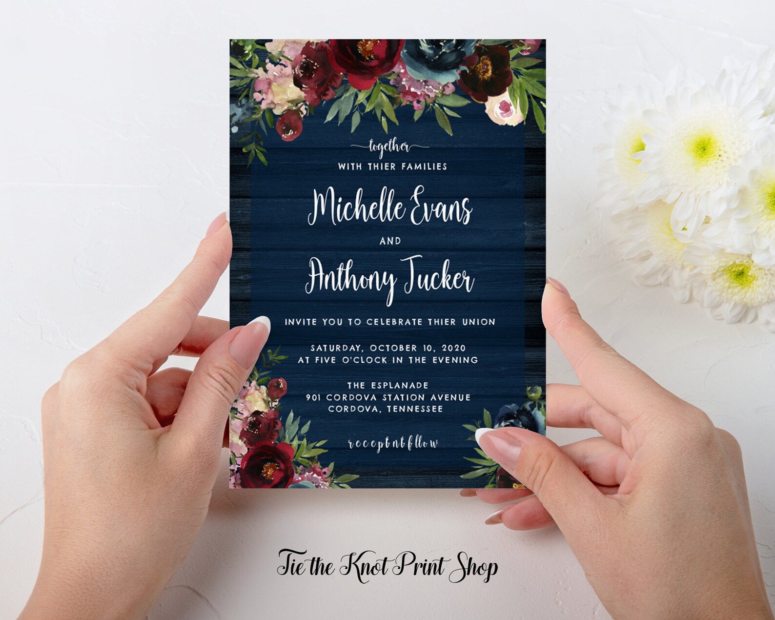 Navy Wedding Program Template-rustic Wedding Programs-fan - Etsy
