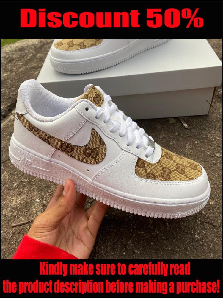 Custom AF1 Sneakers Custom AF1 Cream Custom Shoes Custom - Etsy