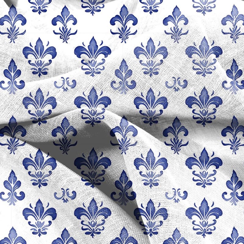 Fleur De Lis Fabric - Etsy