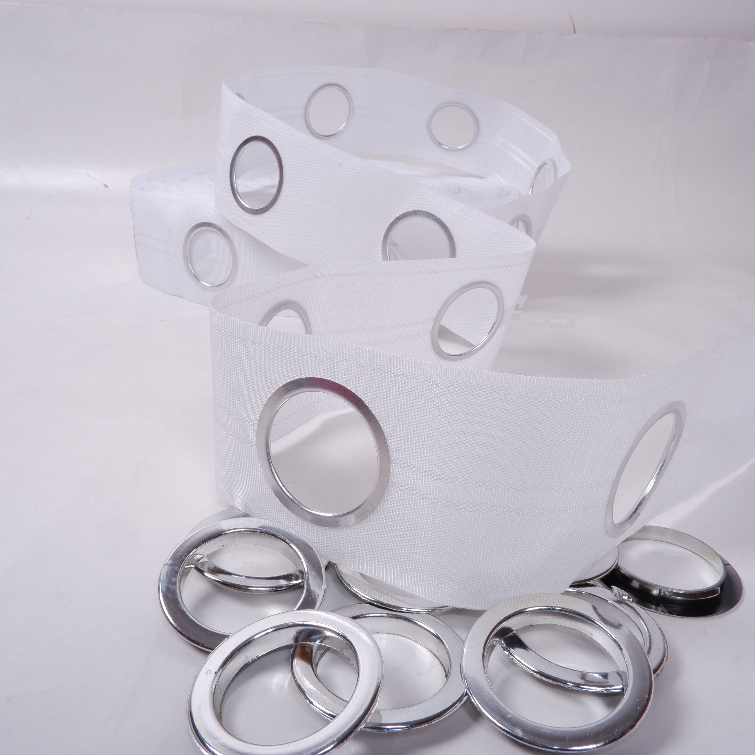 Large EYELET Curtain Drapery Hardware Supplies - Eyelet Heading Curtain ...