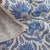 100% LINEN Fabric French Blue Block Print on Oatmeal Natur Linen ...