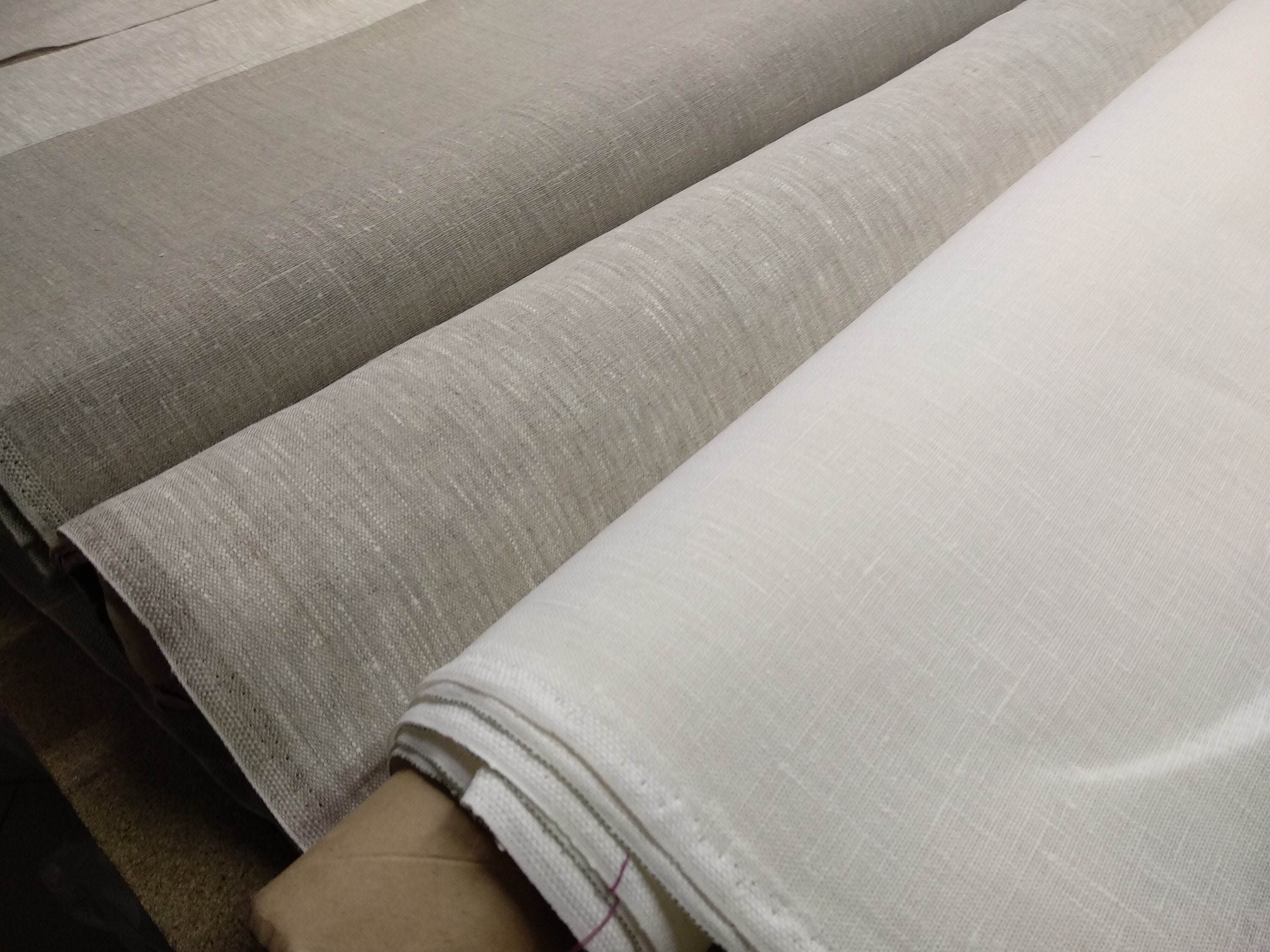100% Linen Fabric 240gsm Heavy, Dense Flax Natural. Sack Weave, French ...
