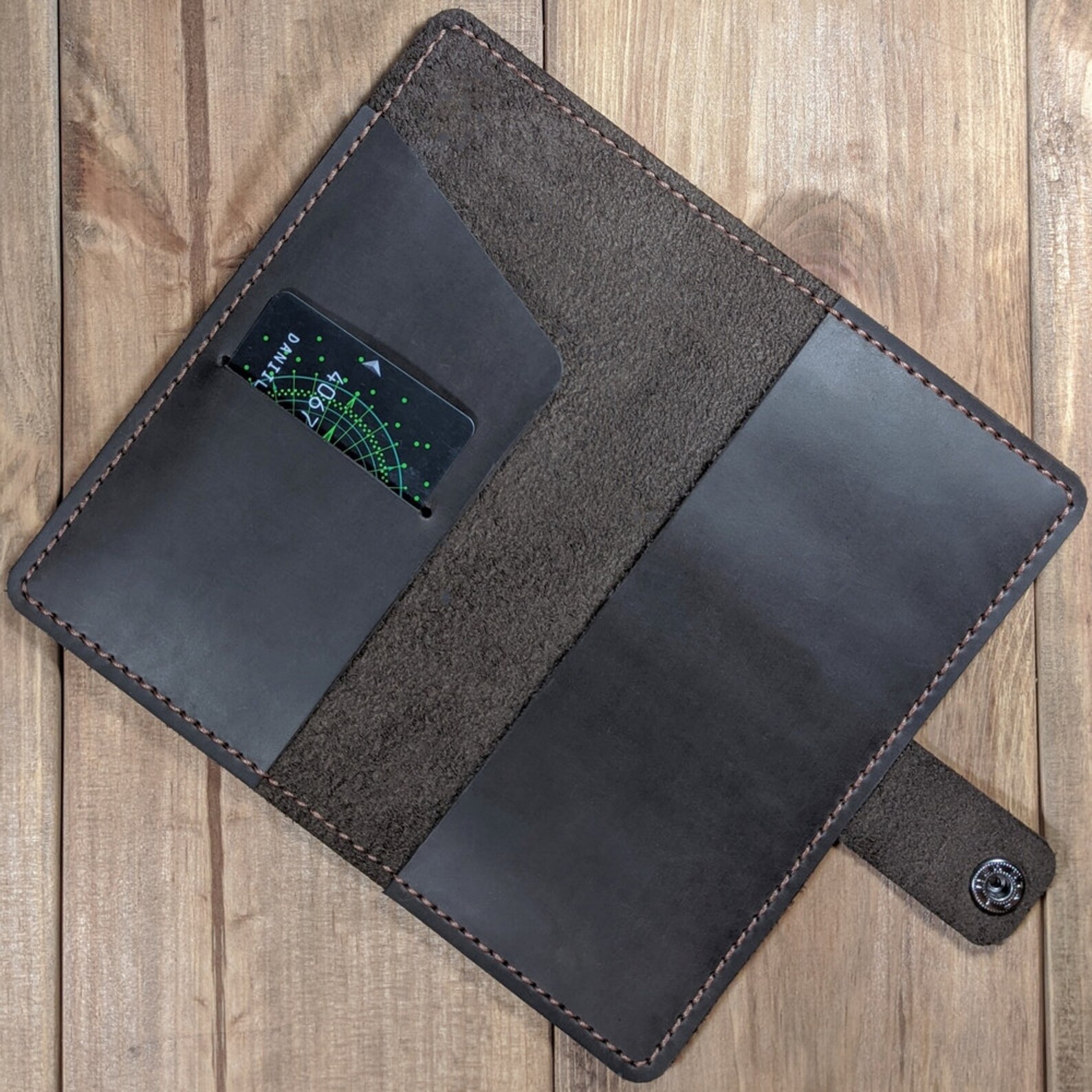 Womens Checkbook Cover Checkbook Covers With Button Genuine - Etsy