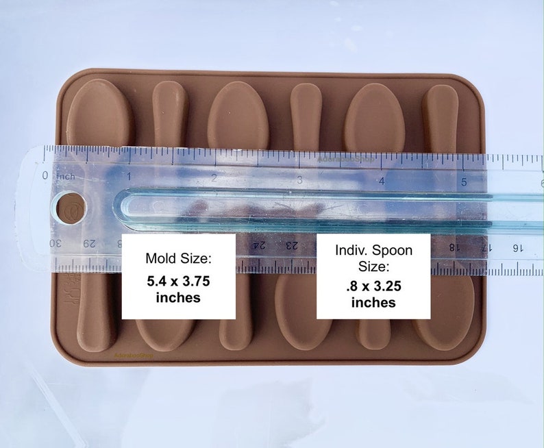 Spoon Silicone Mold DIY Food Utensils Hot Chocolate, Resin, Clay - Etsy