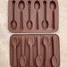 Spoon Silicone Mold DIY Food Utensils Hot Chocolate, Resin, Clay - Etsy