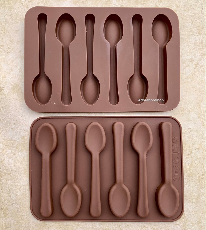 Spoon Silicone Mold DIY Food Utensils Hot Chocolate, Resin, Clay - Etsy