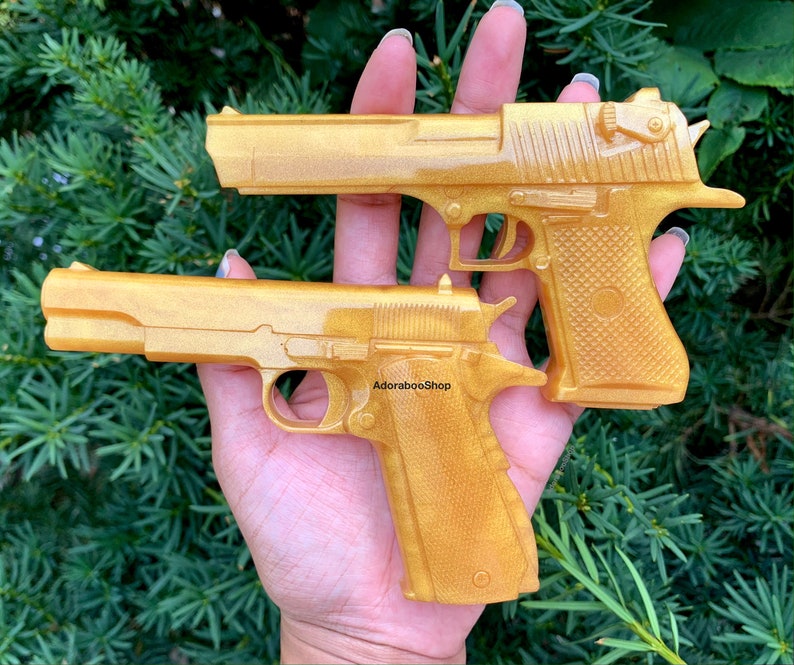 Gun Silicone Mold Pistol Bullet Halloween Prop Resin Epoxy - Etsy