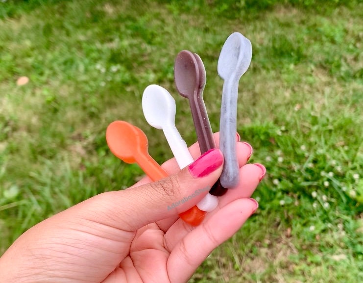 Spoon Silicone Mold DIY Food Utensils Hot Chocolate, Resin, Clay - Etsy
