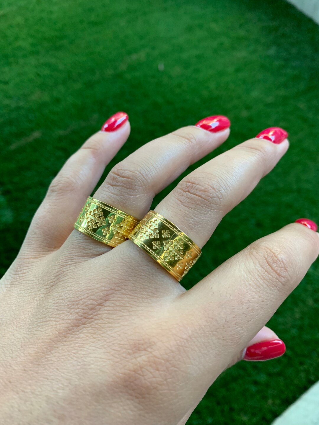 Marash Gold Plated Ring - Etsy