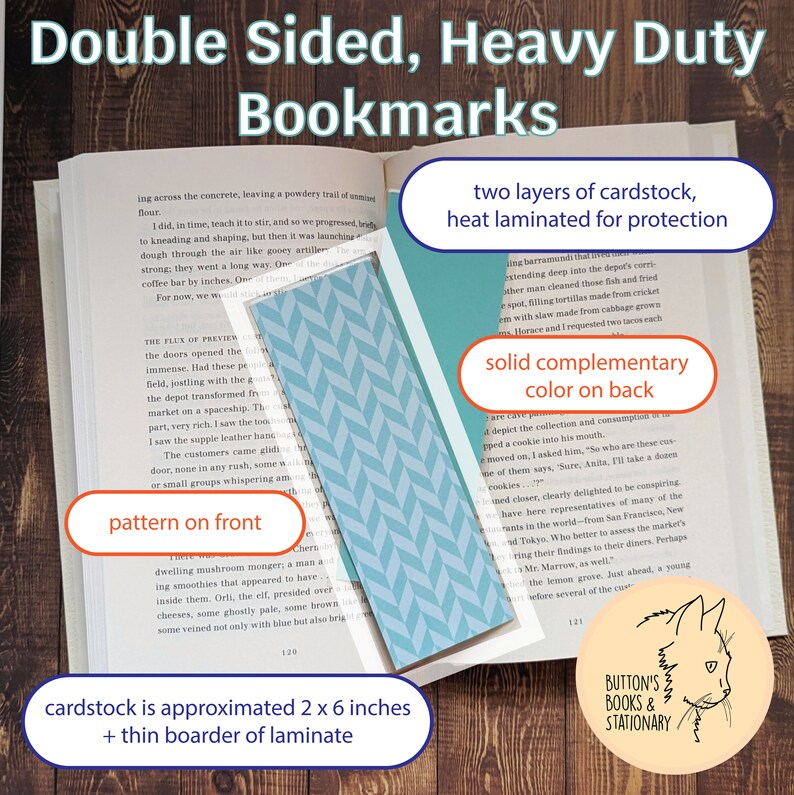 Floral Bookmarks : Simple and Fun, Soft Colors, Blue and Purple Small ...
