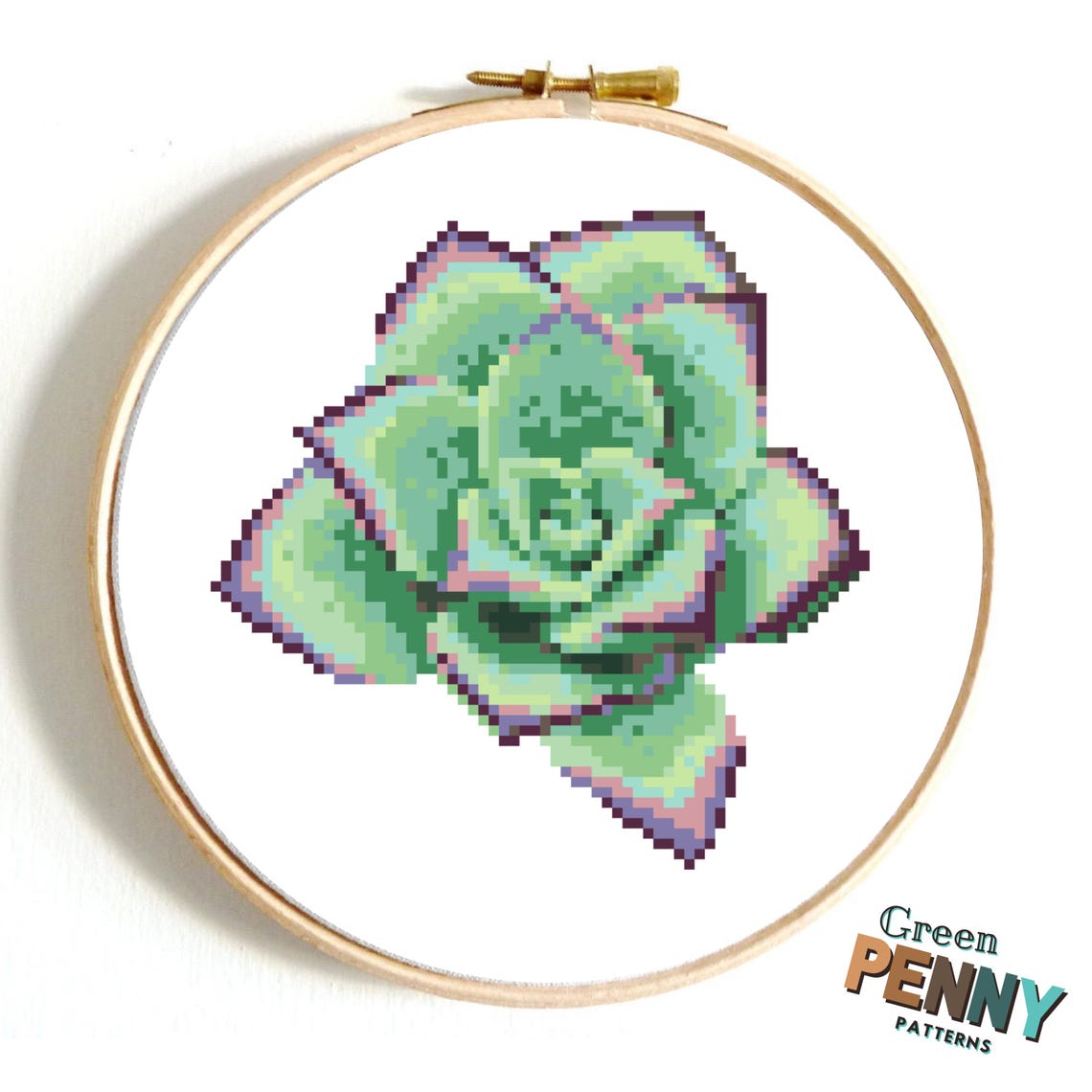 Succulent - Cross Stitch Pattern, Instant Download, PDF Pattern - Etsy