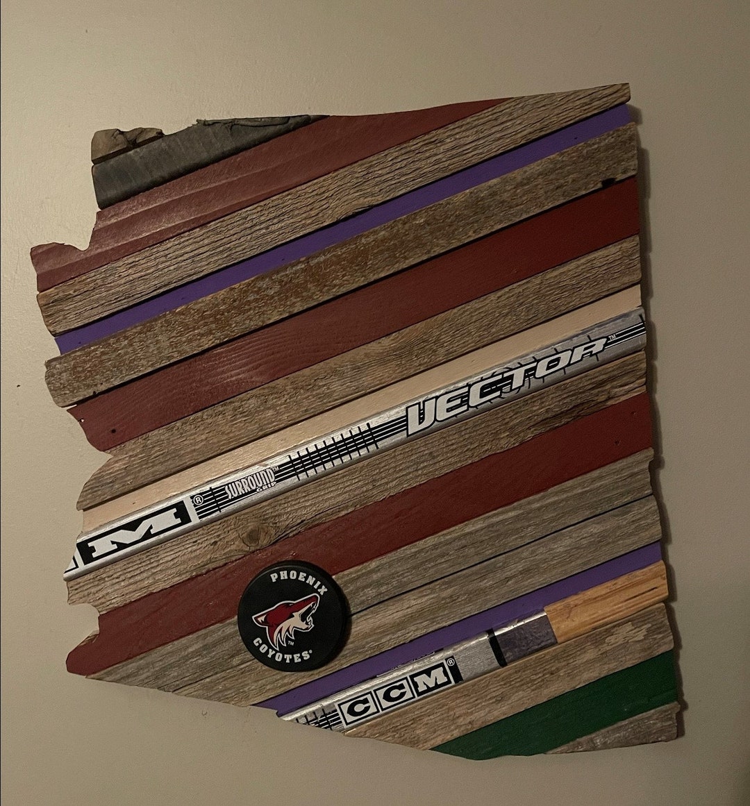 Arizona Coyotes, Custom Wood Sign, NHL Hockey, Hockey Wall Art! - Etsy