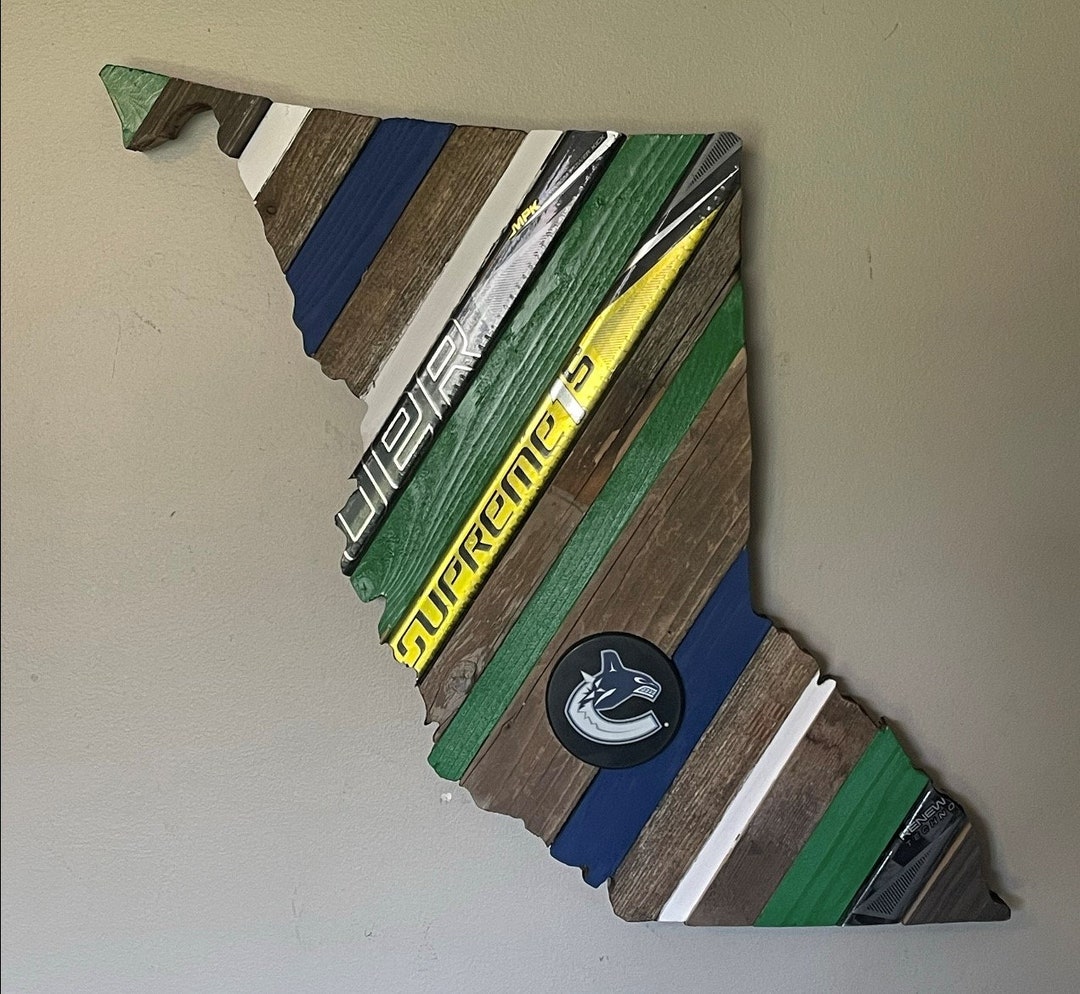 Vancouver Canucks, Custom Wood Sign, NHL Hockey, Hockey Wall Art! - Etsy