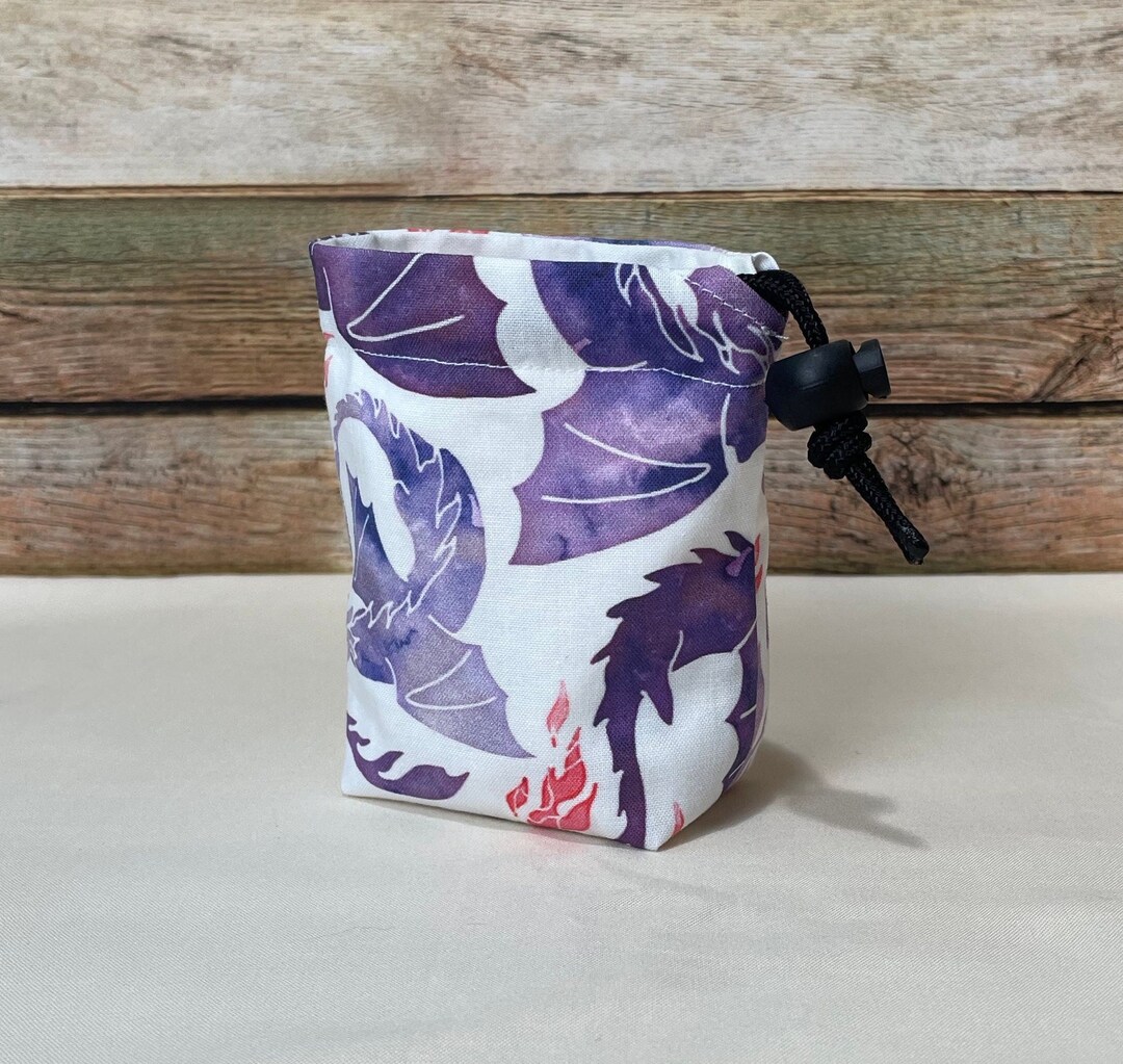 Small Dnd Dice Bag, Dice Holder for Rpg, Bag of Holding, Dice Storage ...
