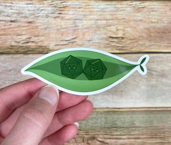 Dnd Vinyl Sticker Glossy Dice Sticker D20 Dungeons and - Etsy