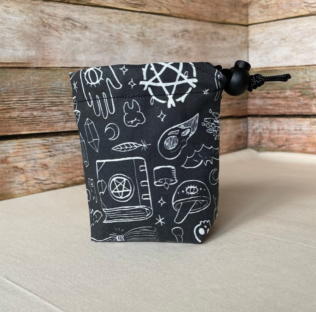 Witch Dice Bag, Tabletop Rpg Game Bag, Small Dice Bag, Board Game ...