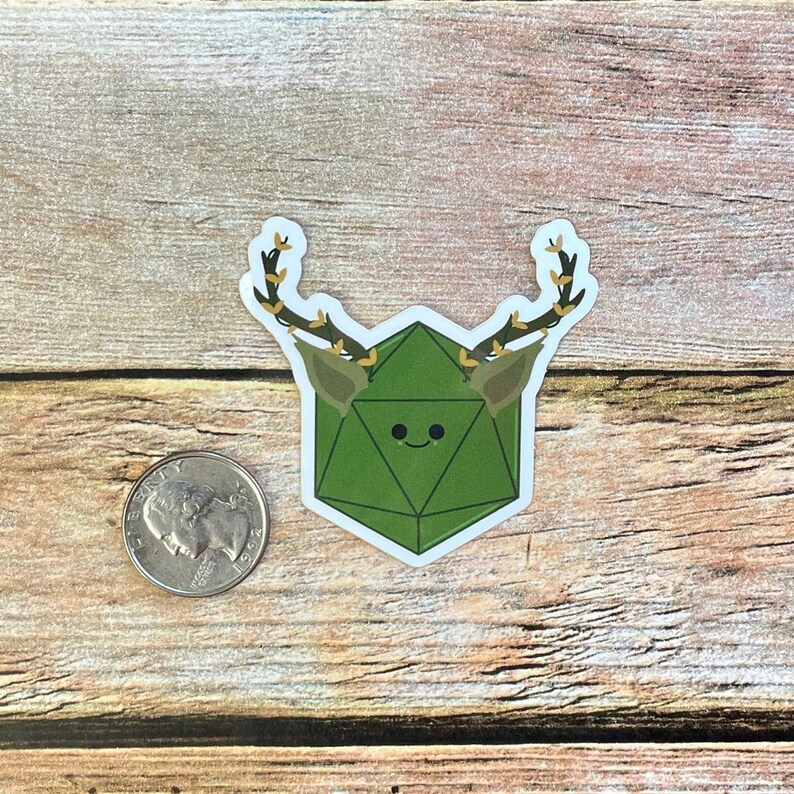 Dnd Vinyl Sticker, Glossy Dice Sticker, D20, Dungeons and Dragons, Dnd ...