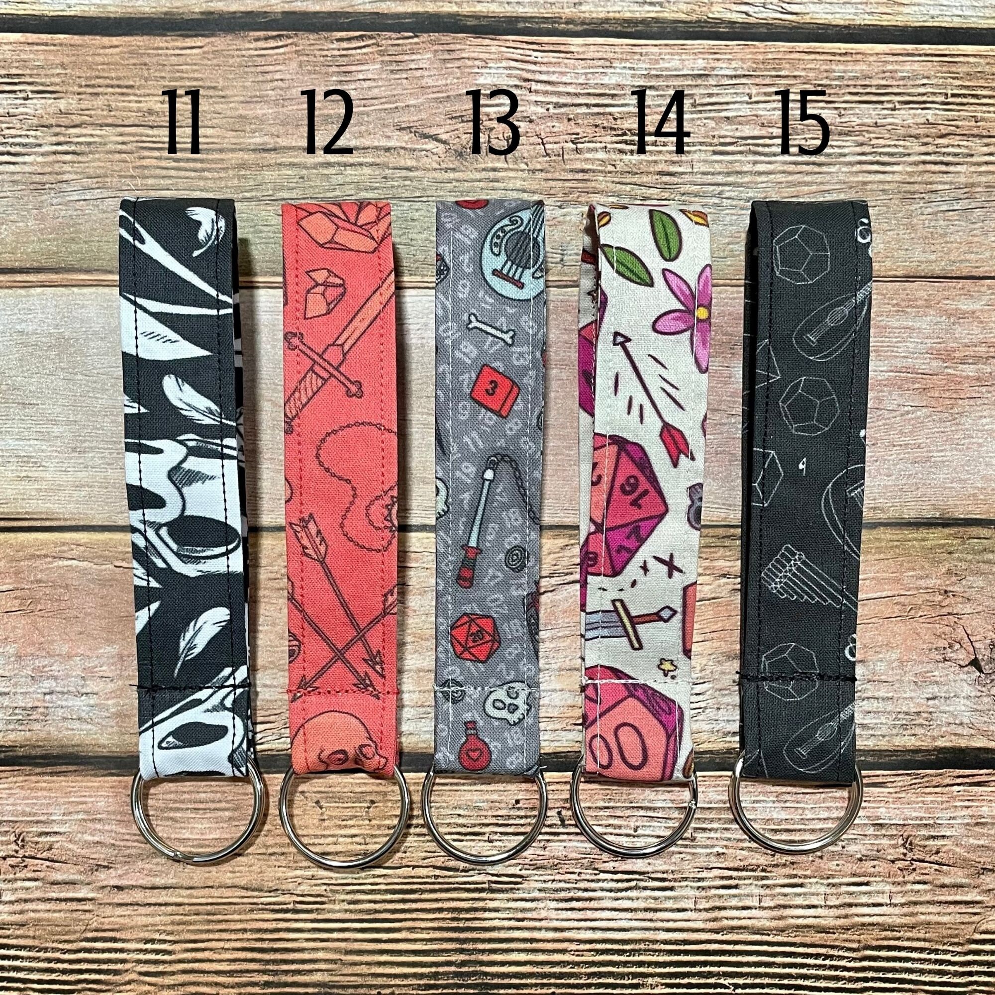 Dnd Wristlet Keychain, Dnd Keychain, Key Fob Wristlet, Wrist Keychain ...