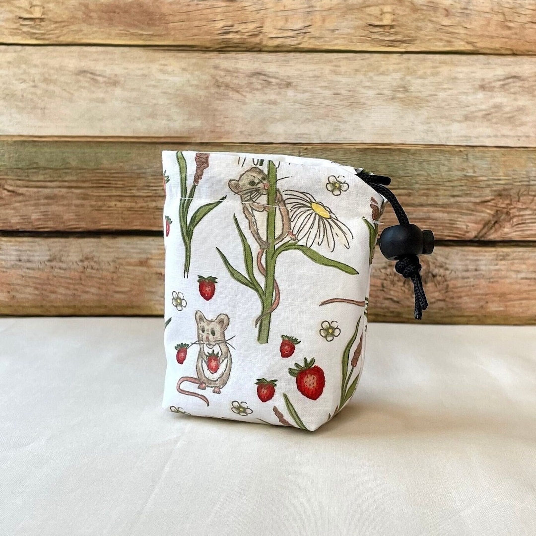 Small Cottagecore Dnd Dice Bag, Bag of Holding, Dnd Dice Storage, Dice ...