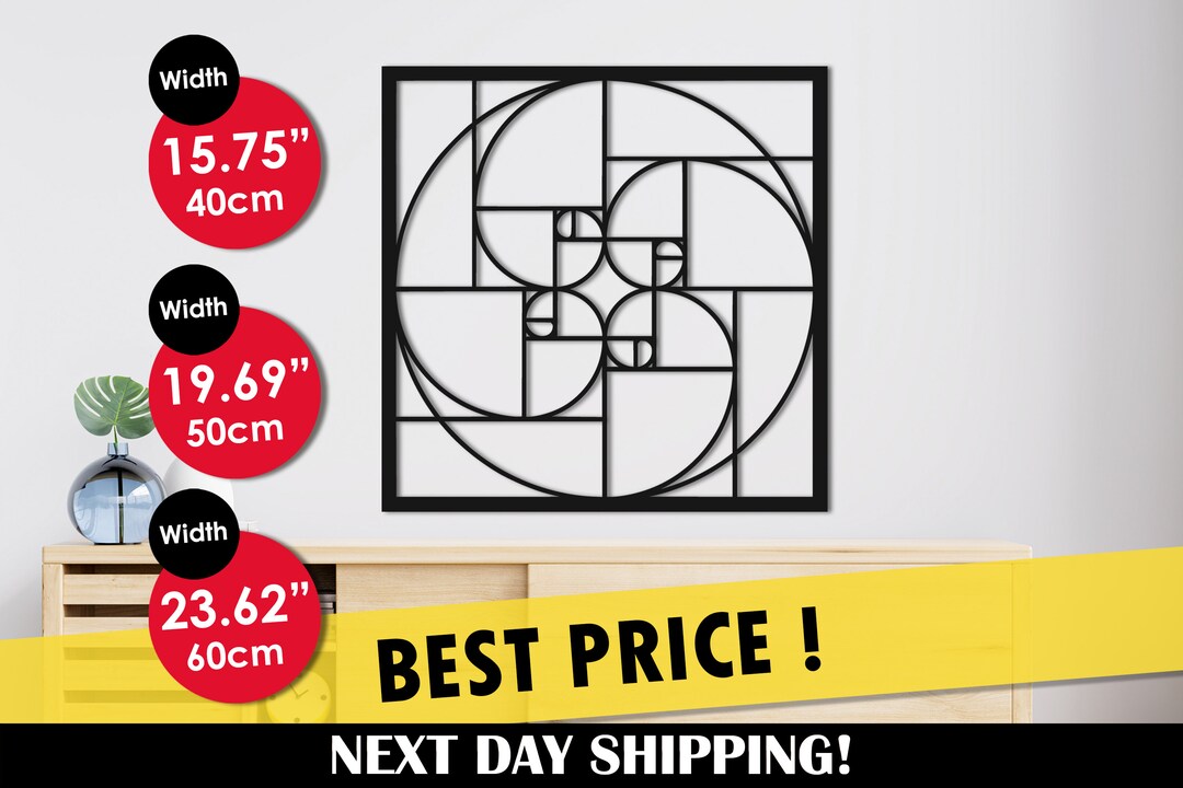 Golden Ratio Wall Art Golden Ratio Print Art Geometric Square - Etsy