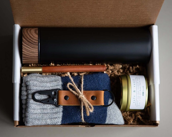 Mens Gift Box, Gift Basket for Men, Mens Gift Basket, Care Package for ...