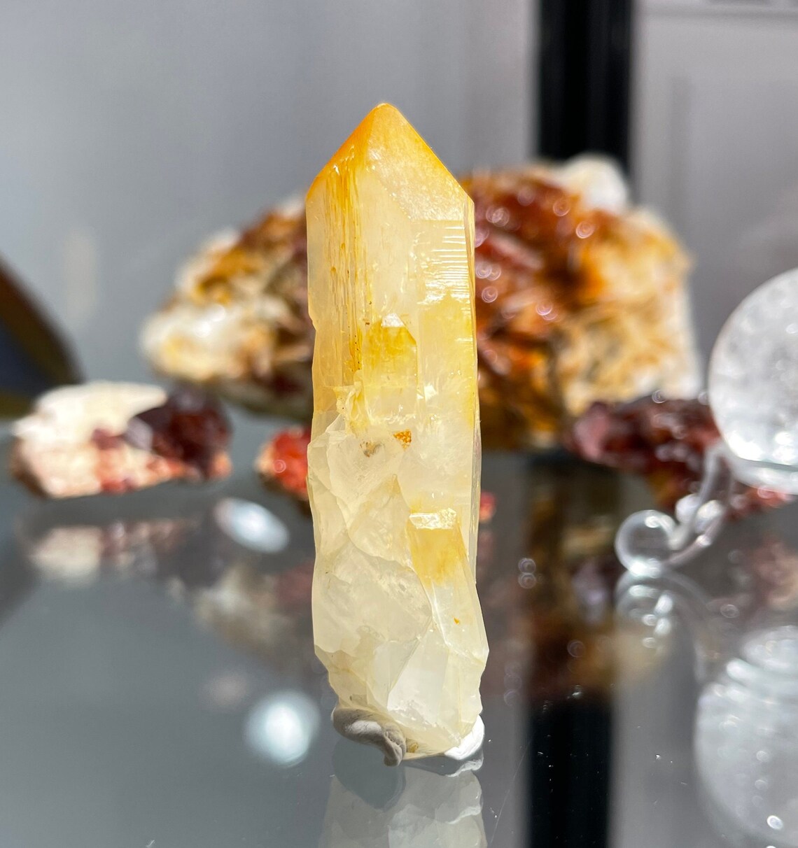 Mango Quartz Point / Quartz With Halloysite Rare New Find - Etsy