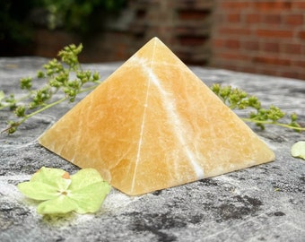 Orange Calcite Pyramid - Etsy