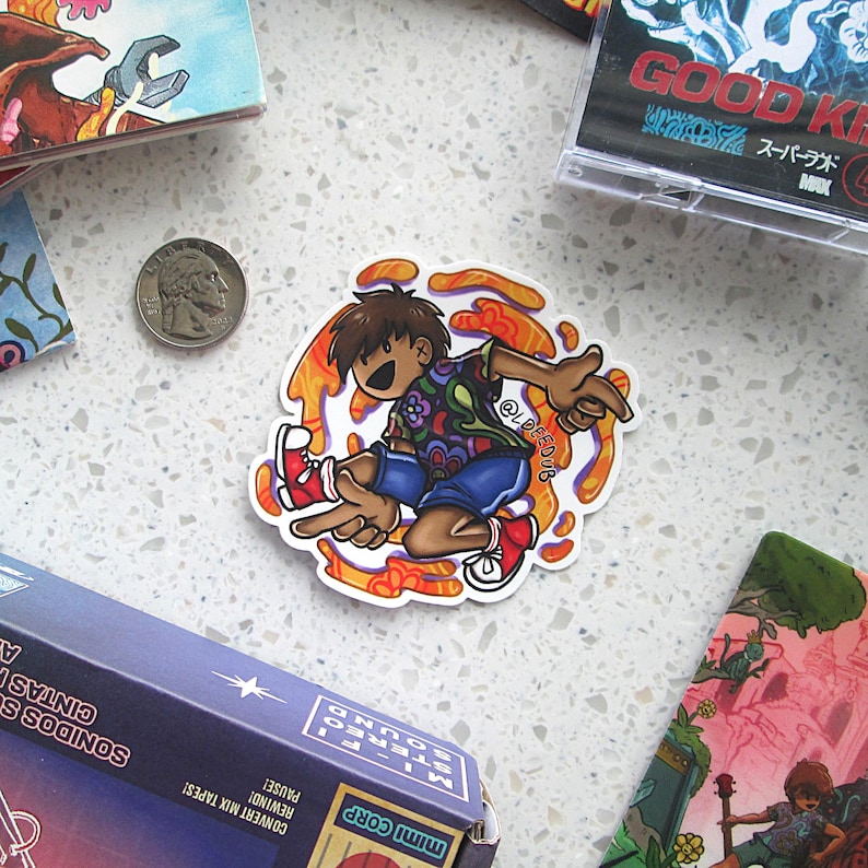 Good Kid Band Inspired Mascot Character Stickers - Fan-made - Etsy