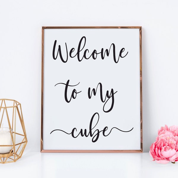 Welcome to My Cube - Etsy