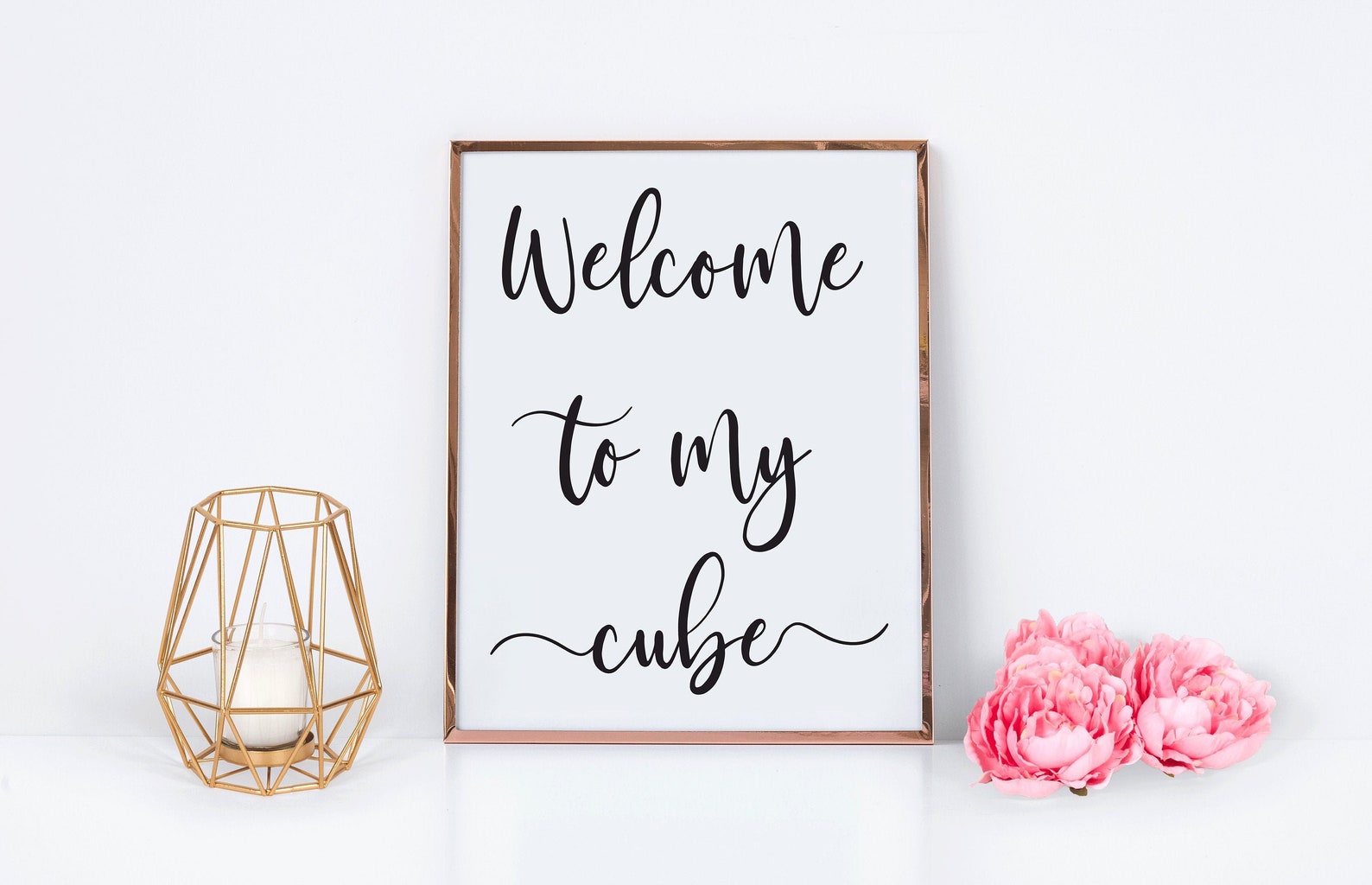 Welcome to My Cube Printable Office Decor Office Cubicle - Etsy