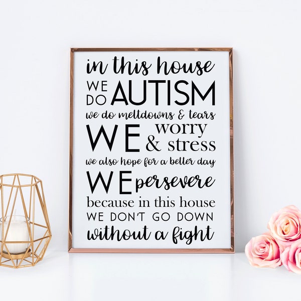 Autism Signs - Etsy