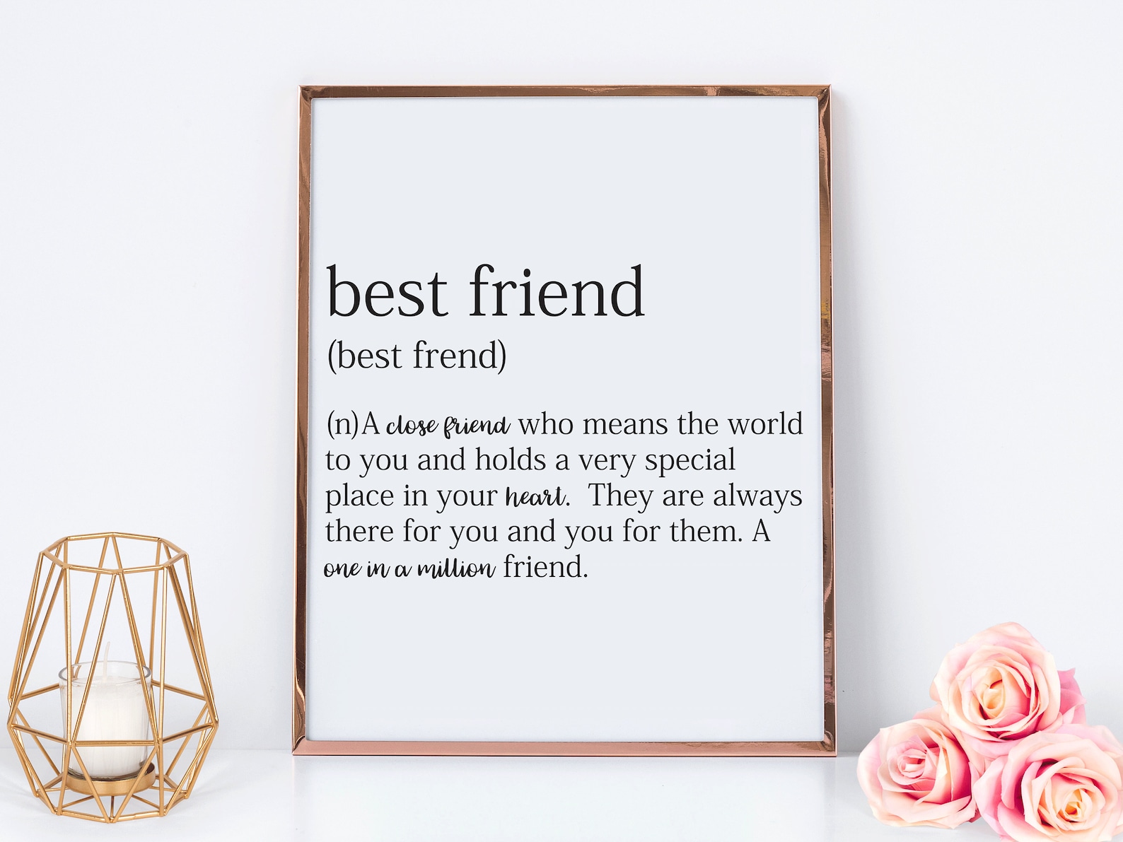 Best Friend Definition Bestie Definition Printable Best | Etsy