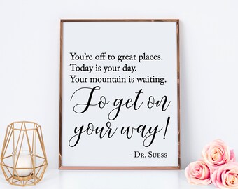 Off to Great Places - Etsy