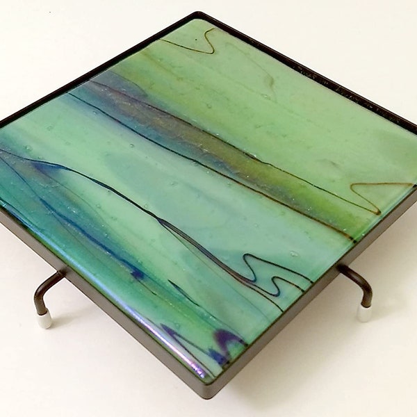 Fused Glass Trivet - Etsy
