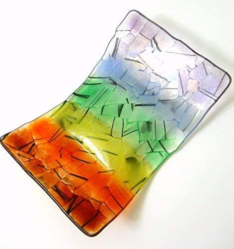 New Rainbow Colors Glass Candle Display Stand - Etsy