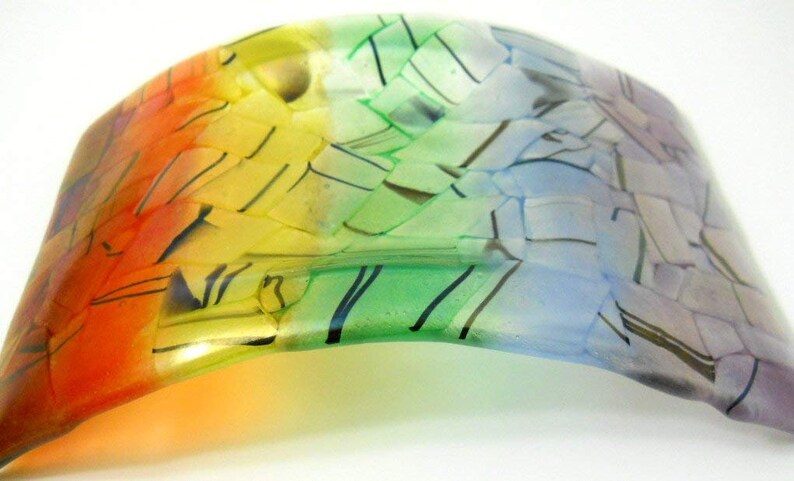 New Rainbow Colors Glass Candle Display Stand - Etsy