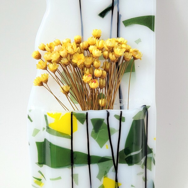 Glass Wall Vase - Etsy