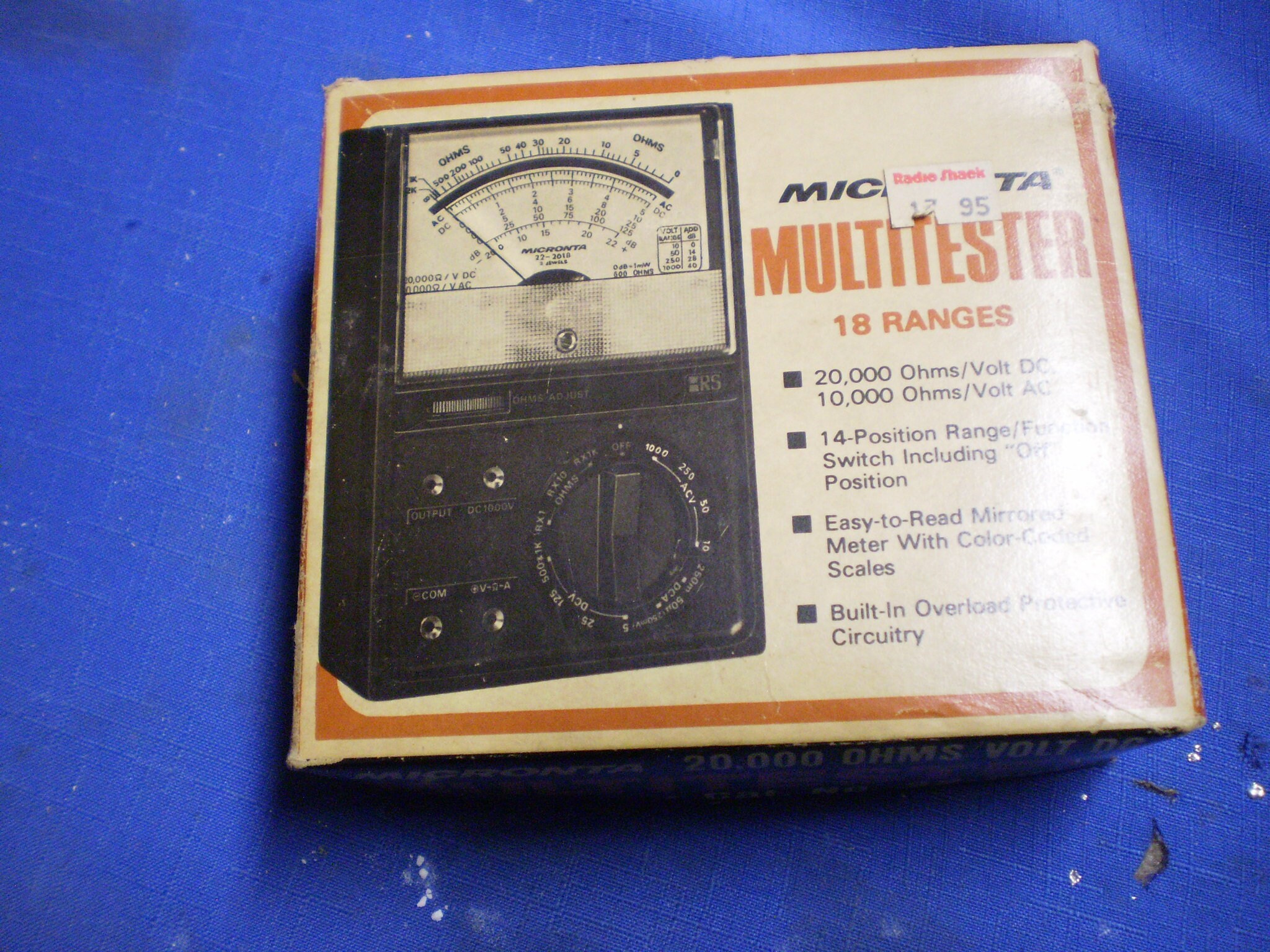 Used Vintage Micronta Multitester 22-201B Radio Shack - Etsy
