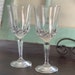 Wine Glasses Vintage Pair of Cut Glass Wine Glasses Vintage - Etsy