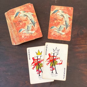 Playing Cards, Vintage Playing Cards Featuring Art by E Fred Anderson ...
