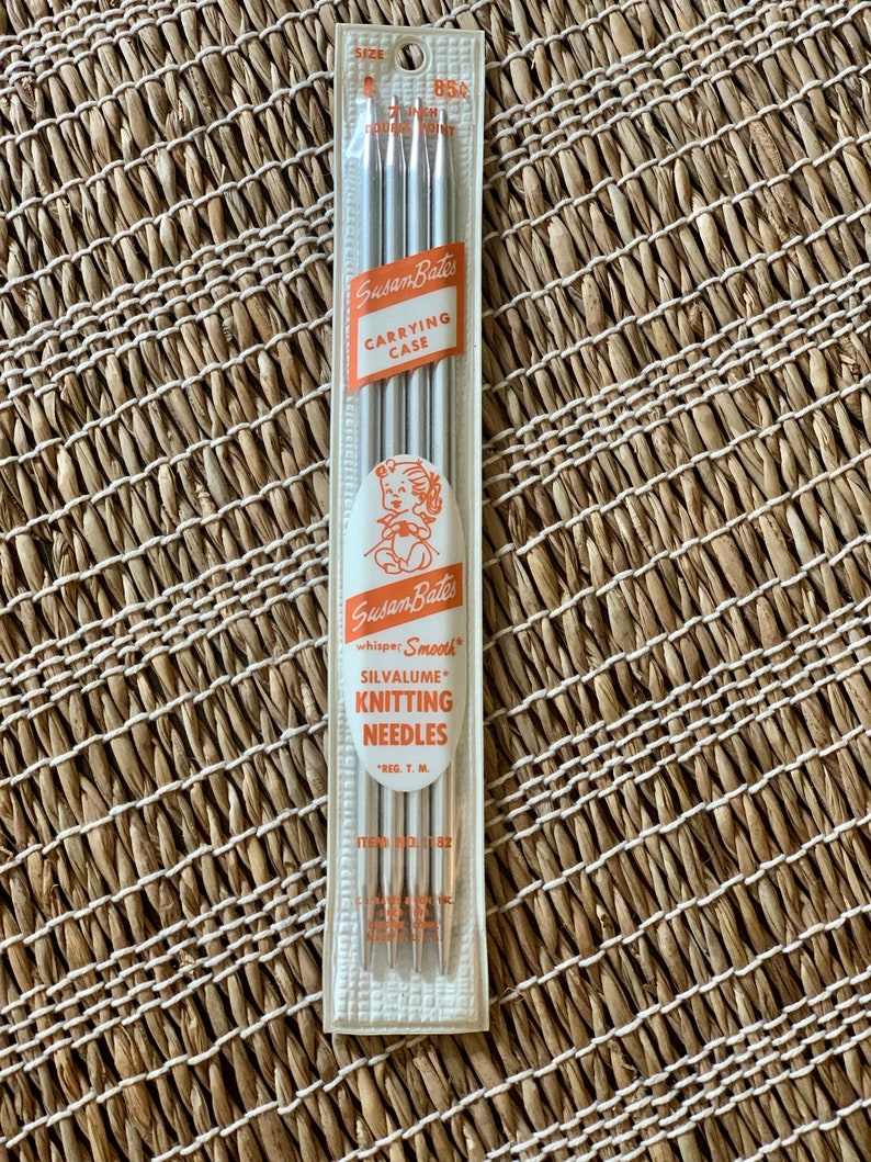 Knitting Needles Vintage Susan Bates Knitting Needles With - Etsy